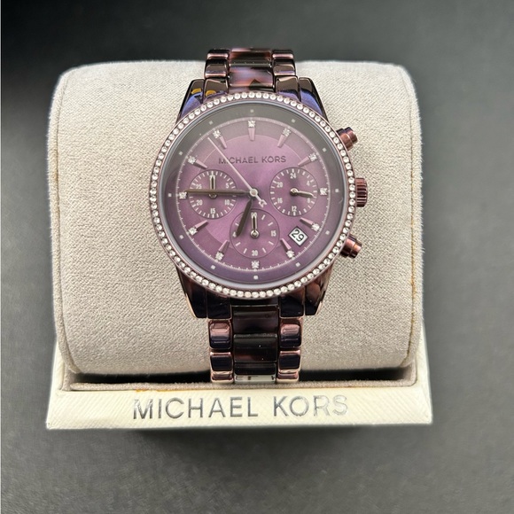 Michael Kors | Accessories | Michael Kors Womens Ritz Collection Watch ...
